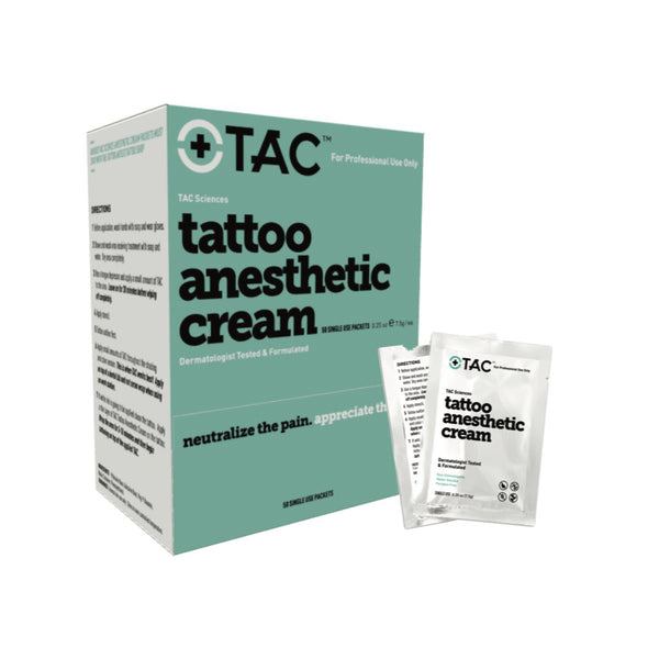 TAC - Tattoo Anesthetic Cream Single Use – South State Manufacturing